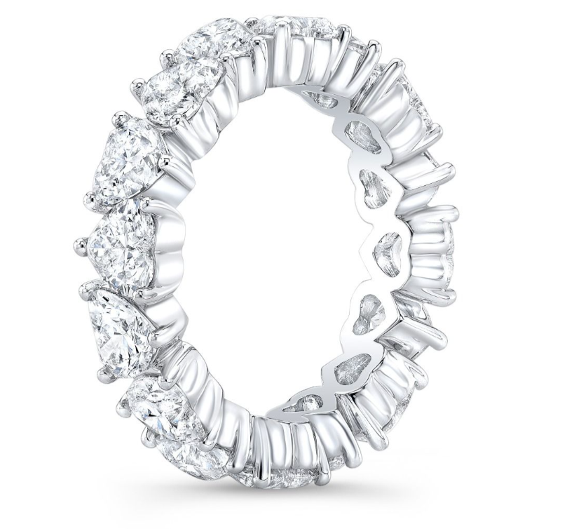 Heart Diamond band – Diamond Queen Toronto